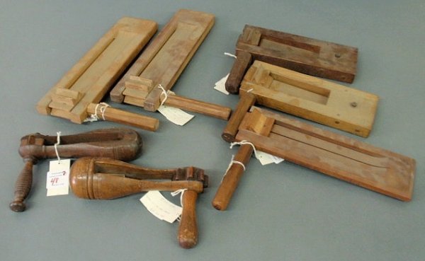 48: Seven police clackers, early 20th c., oak and maple - Nov 28, 2008 ...