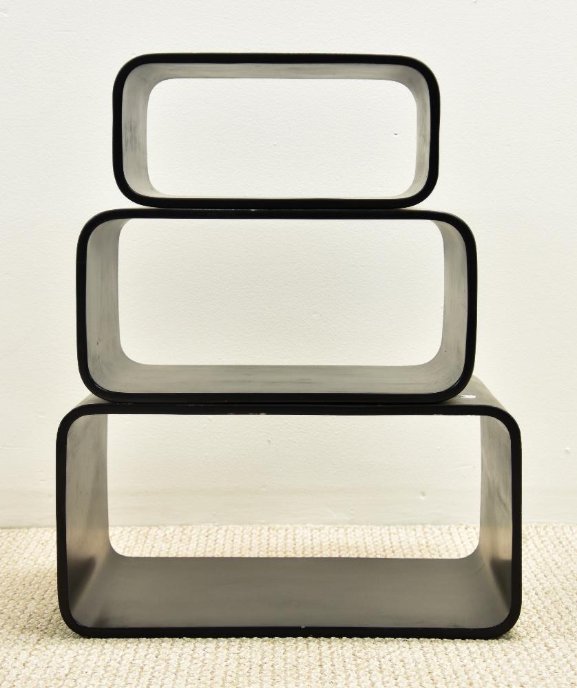 Mid-Century Modern Wood Stacking Shelves - Sep 30, 2020 | Wiederseim ...