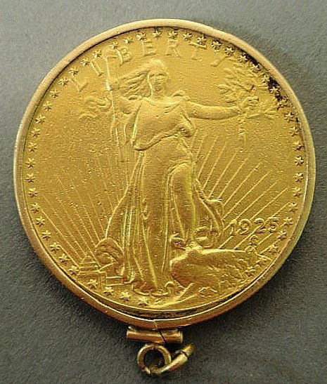 U.s. 1925 Liberty Twenty Dollar Gold Piece Set As