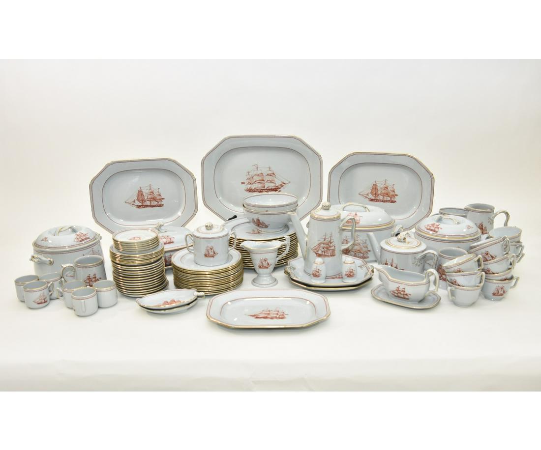 Set Of Spode China 'trade Winds' Pattern