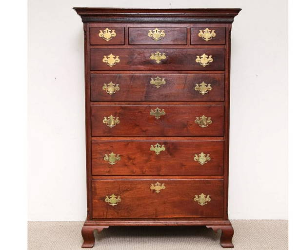 Pennsylvania Chippendale Tall Chest