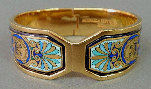 353: Michaela Frey Wien, Austria, vintage enameled hin