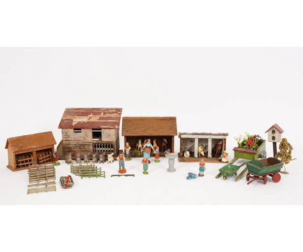 VINTAGE PUTZ FARM BUILDINGS, FIGURES & ANIMALS - Dec 09, 2022 ...