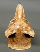 Pair of Meissen fox head stirrup cups, 19th c., - Apr 20, 2013 | Pook ...