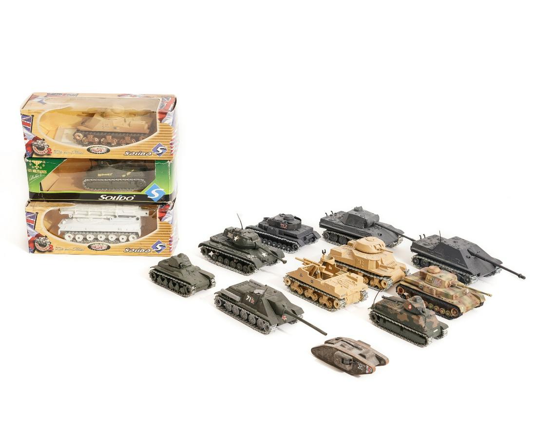 Solido Tank Models Auction