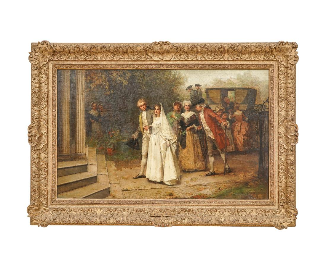 Edward Percy Moran Oil On Canvas