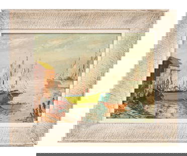 Cesare Ricciardi Oil On Board