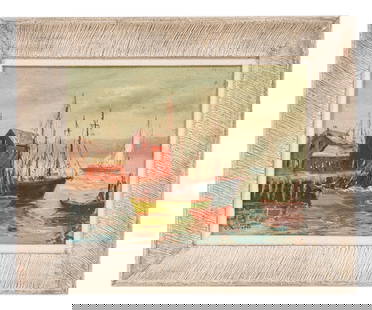 Cesare Ricciardi Oil On Board