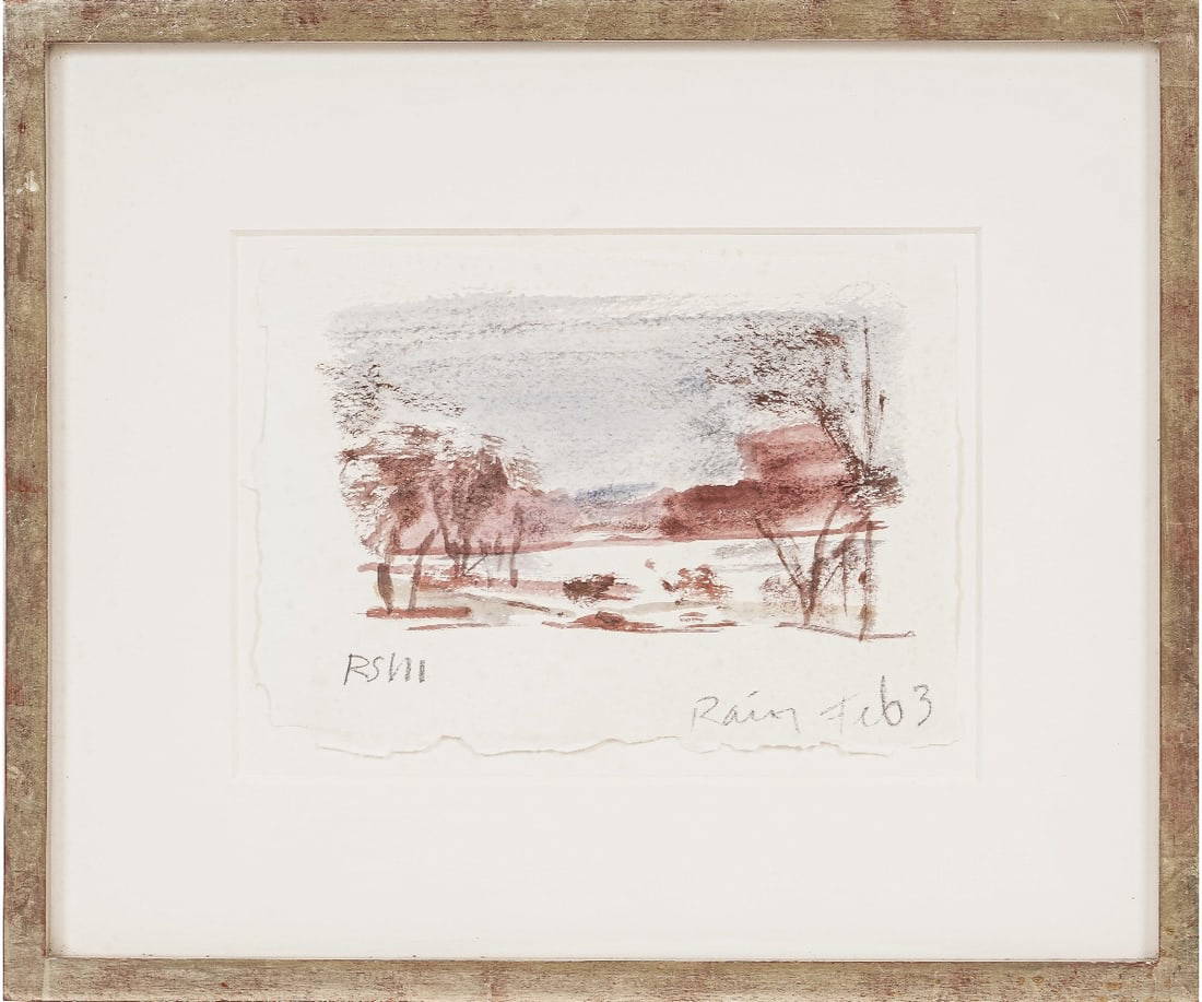 Reeve Schley Iii Watercolor Auction