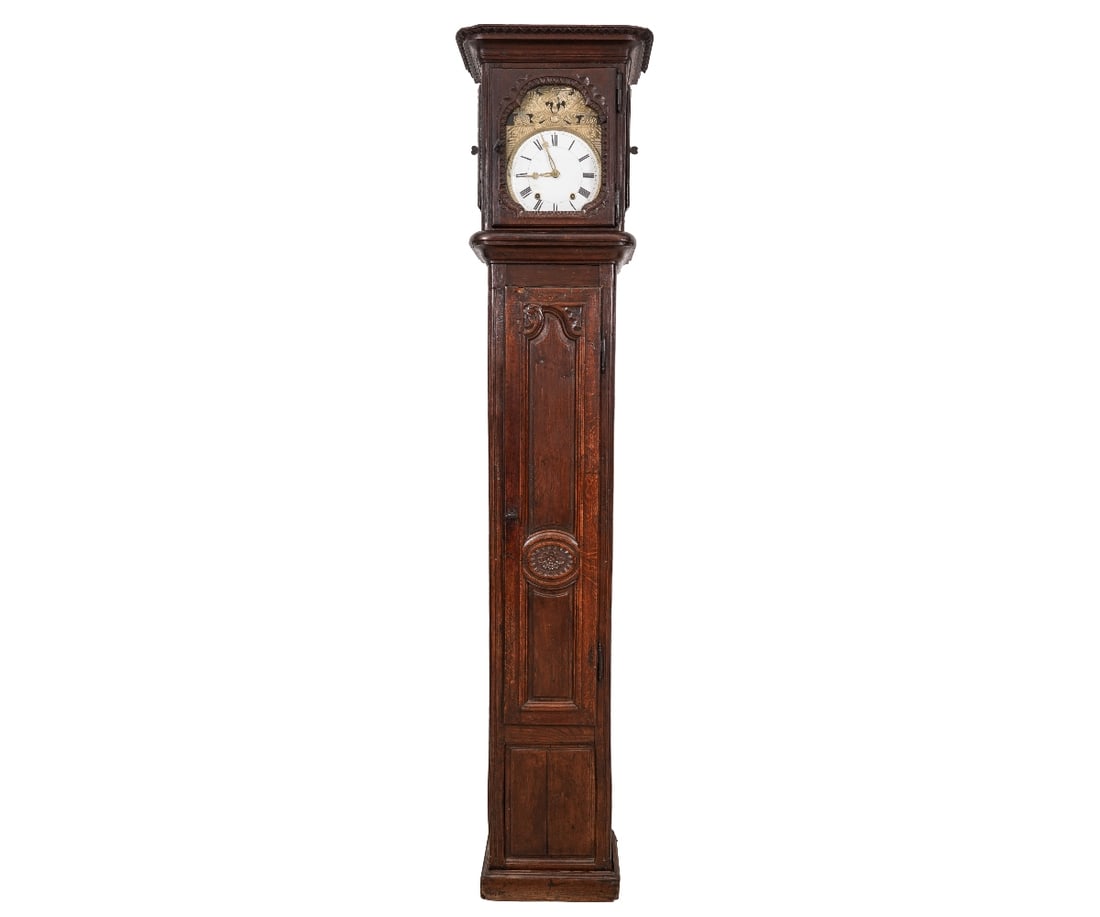 French Morbier Tall Case Clock Auction