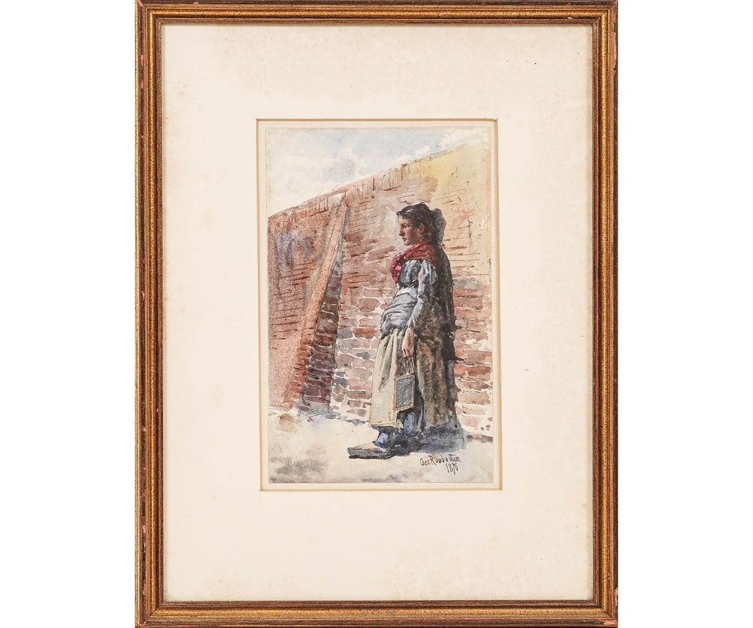 Charles Edmund Rowbotham Watercolor Auction