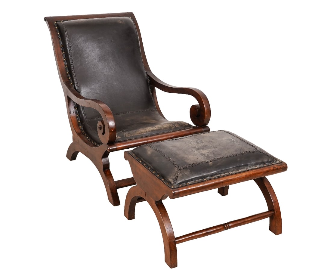 Campeche Chair And Stool Auction