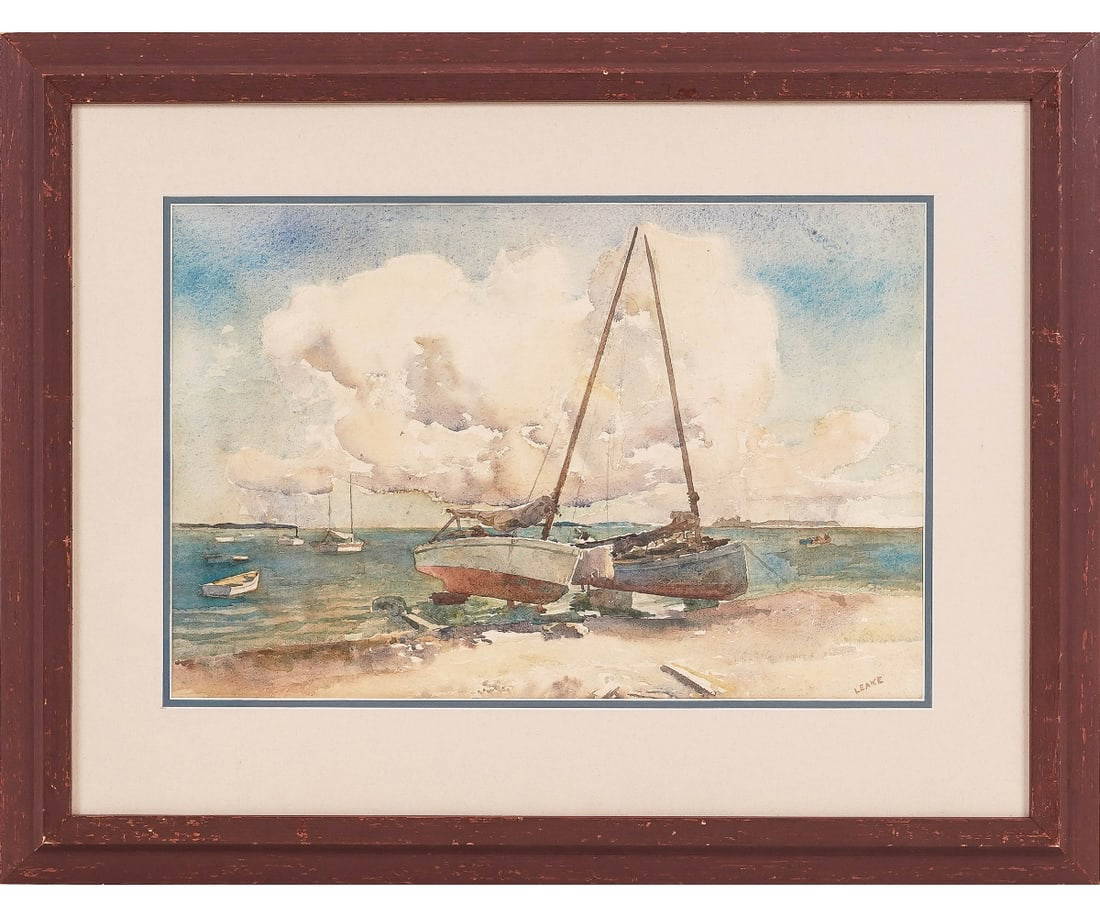 Watercolor By Leake Auction