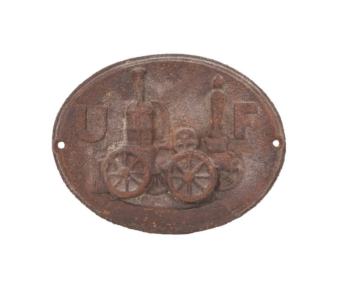 Period Cast Iron Fire Mark Auction