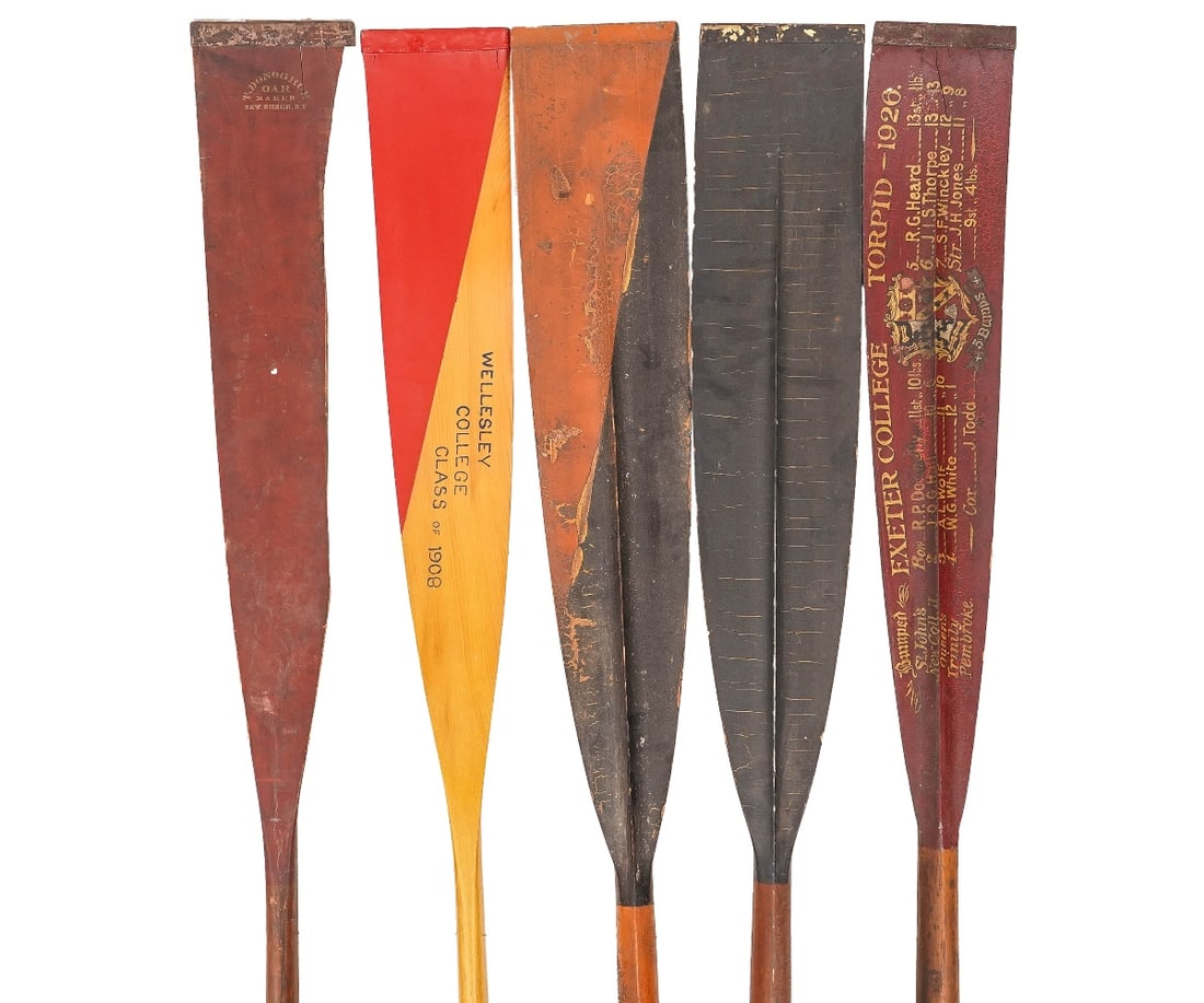 Five College Sweep Oars