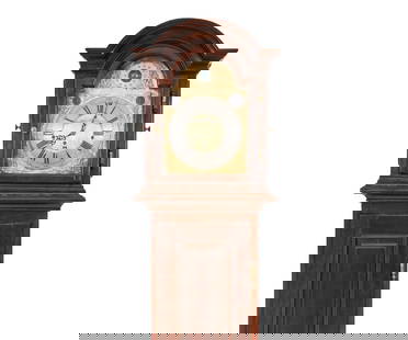 David T Smith Tall Case Clock Auction