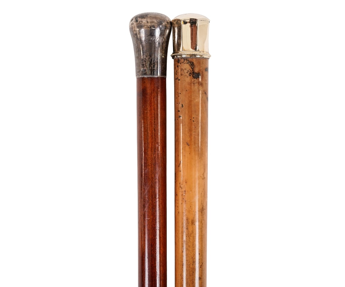 Two English Walking Sticks Auction