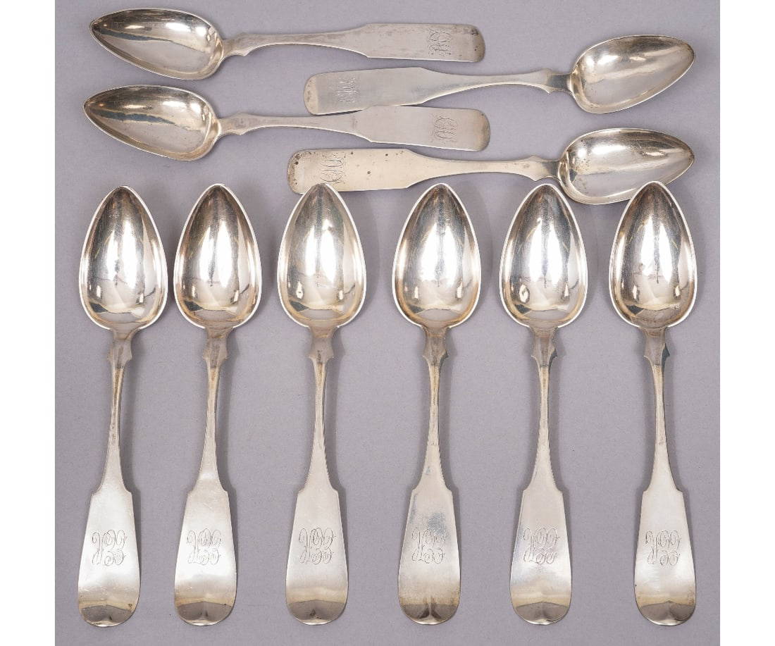 Coin Silver Spoons Auction