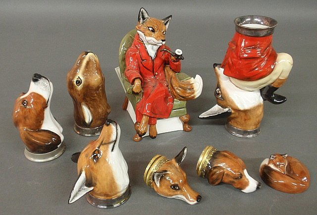 Eight Royale Stratford ceramic fox hunting items - Feb 14, 2015 ...
