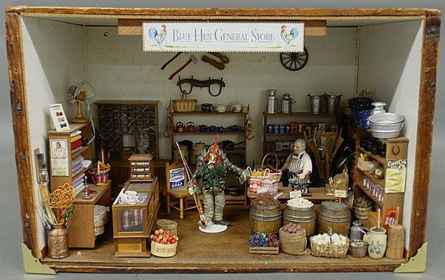 Miniature display "Blue Hen General Store", 1" scale, - Feb 14, 2015 ...