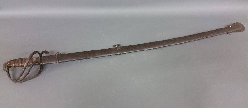 Model 1833 Dragoon Saber By Ames, Made 1837,