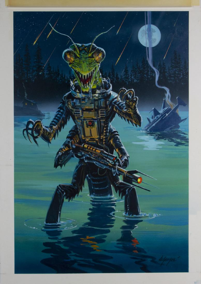 "Invasion" Original Art by Dan Goozee.
