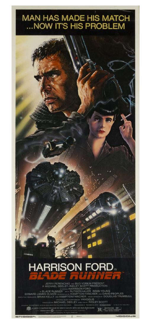 "Blade Runner" Insert Poster. - May 04, 2019 | Van Eaton Galleries in CA