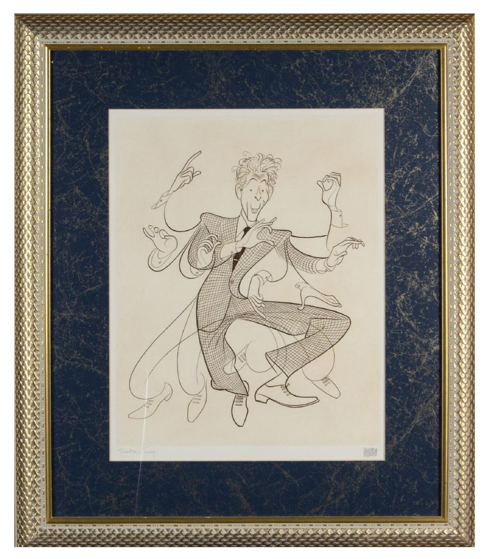 Al Hirschfeld Signed "danny Kaye" Etching.