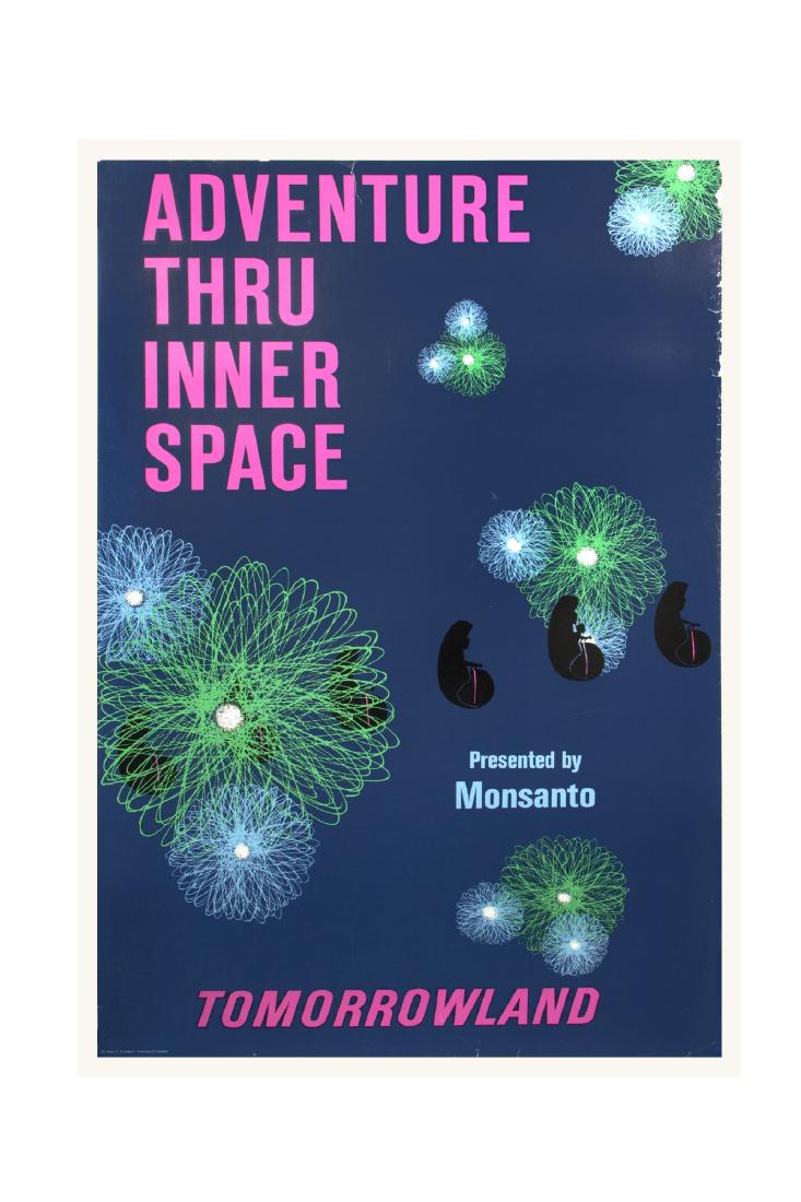 "adventure Thru Inner Space" Attraction Poster.