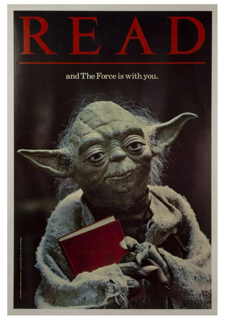 Return of the Jedi Yoda Library Poster. - Aug 31, 2019 | Van Eaton ...