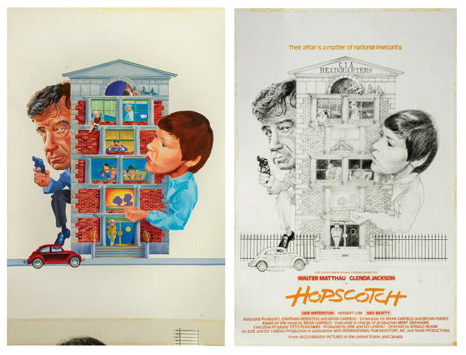 Hopscotch Original Poster Artwork.