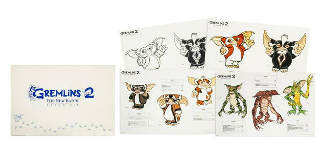 Gremlins 2: The New Batch (1990) Original Background Gremlin Puppet
