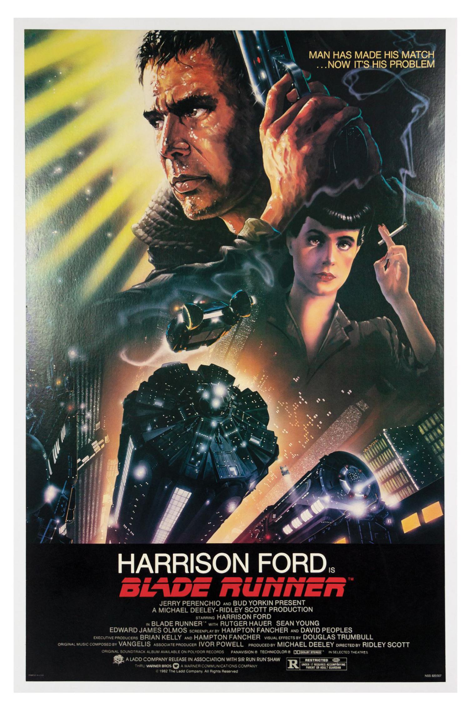 Blade Runner One Sheet Poster. - May 09, 2020 | Van Eaton Galleries in CA