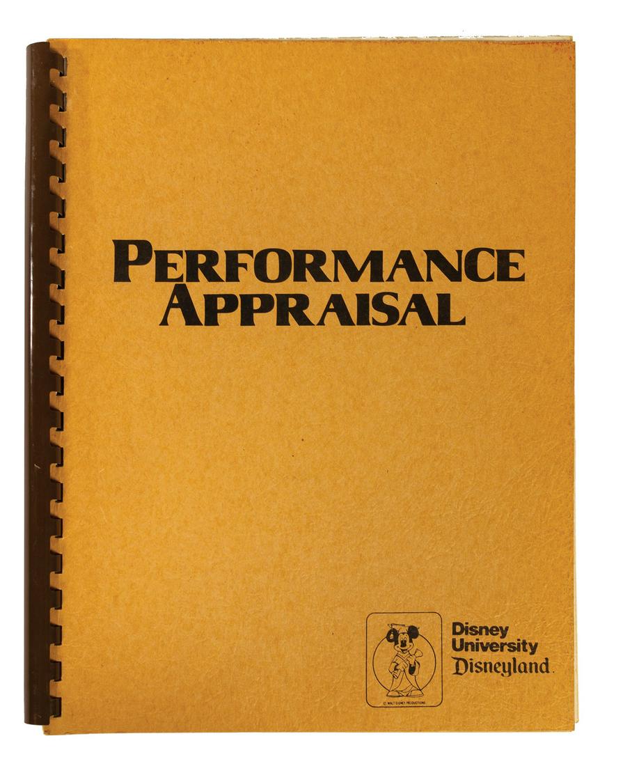 Disneyland University Performance Appraisal Guide.
