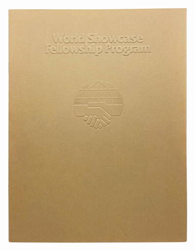 World Showcase Fellowship Program Booklet. - Aug 16, 2020 | Van Eaton ...