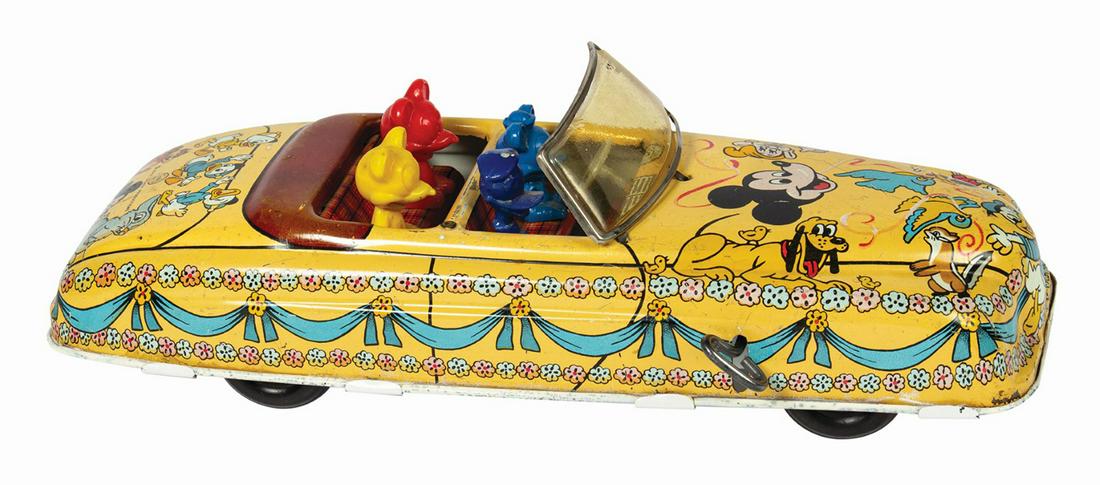 Disney Parade Car Wind-Up Tin Toy. - Dec 05, 2020 | Van Eaton Galleries ...