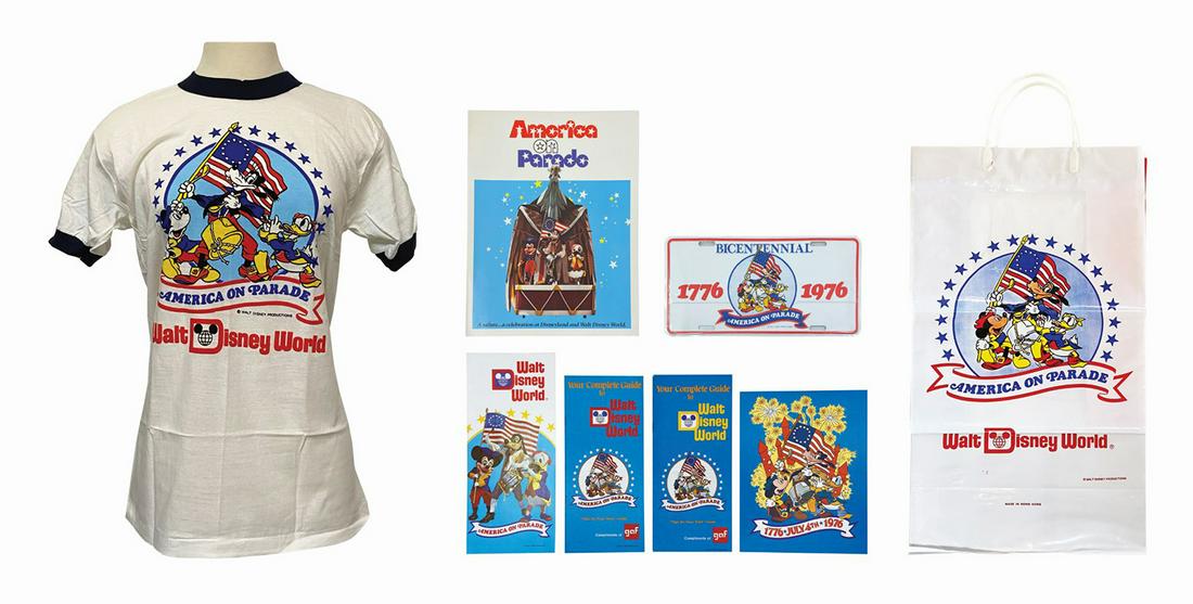 Collection Of America On Parade Souvenirs.