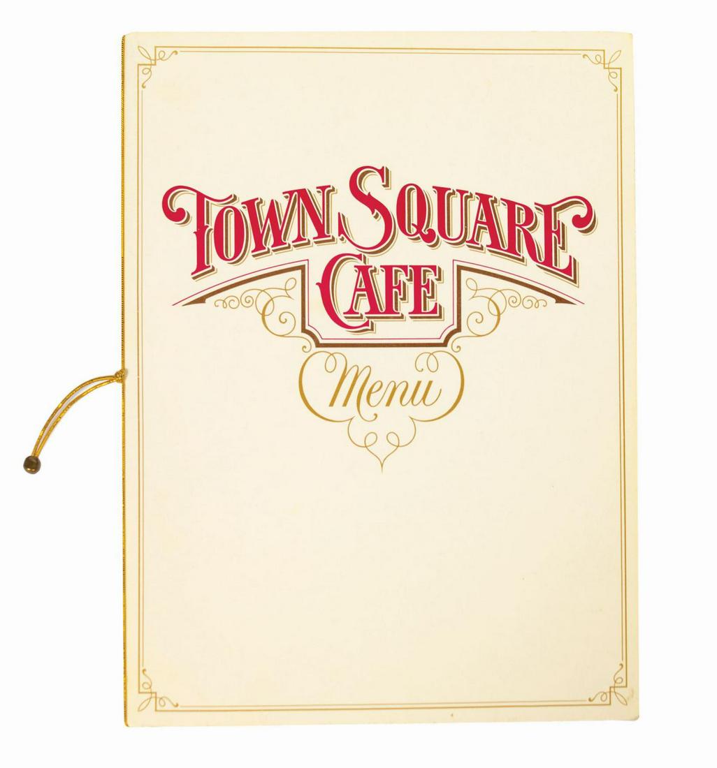Town Square Cafe Menu.
