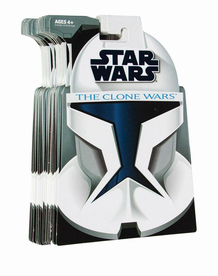 Set Of (24) The Clone Wars 2008 2009 Proof Card Backs.