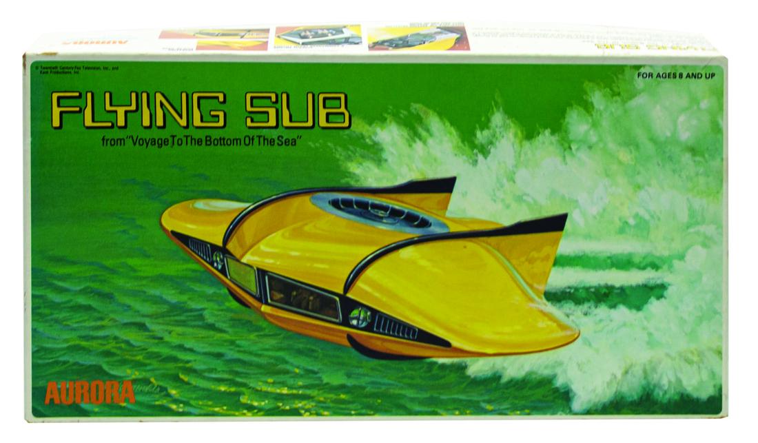 Voyage to the Bottom of the Sea Flying Sub Model Kit. (#0284) on Sep 25 ...