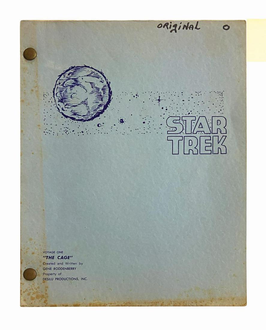 Star Trek: Tos Series Pilot Master Script For The Cage.