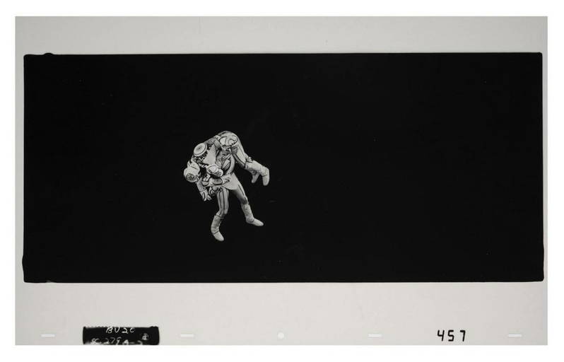Tron Ektachrome Transparency Cel Of Tron & Clu.