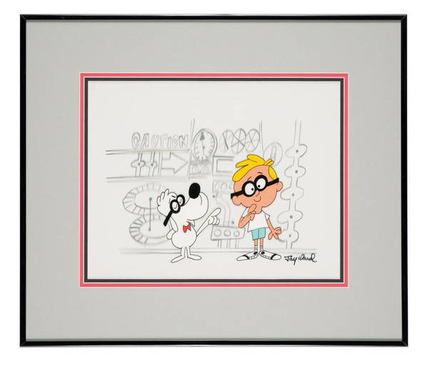 Mr. Peabody & Sherman Cel Signed by Jay Ward. (#0369) on Oct 08, 2022 ...