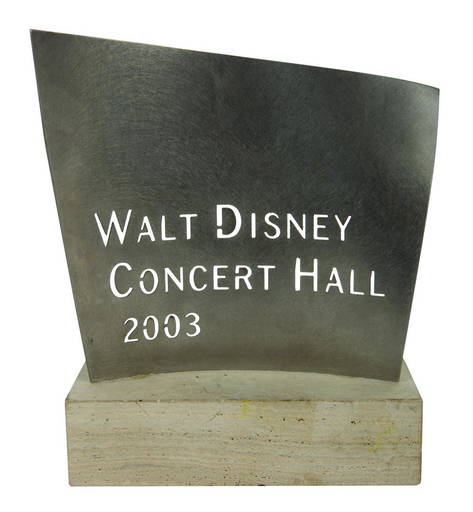 Disney Concert Hall Donor Award.