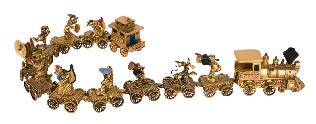 Disney Pewter Train Set By Hudson.