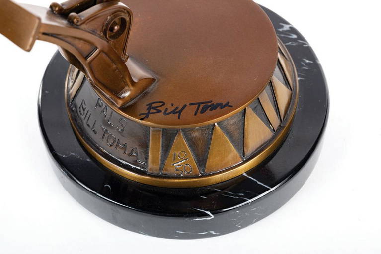 Mickey & Pals On Dumbo Bronze Statue By Bill Toma.