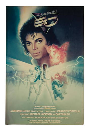 A Park-Used Captain EO Back-Lit Sign. - Dec 04, 2022 | Van Eaton ...