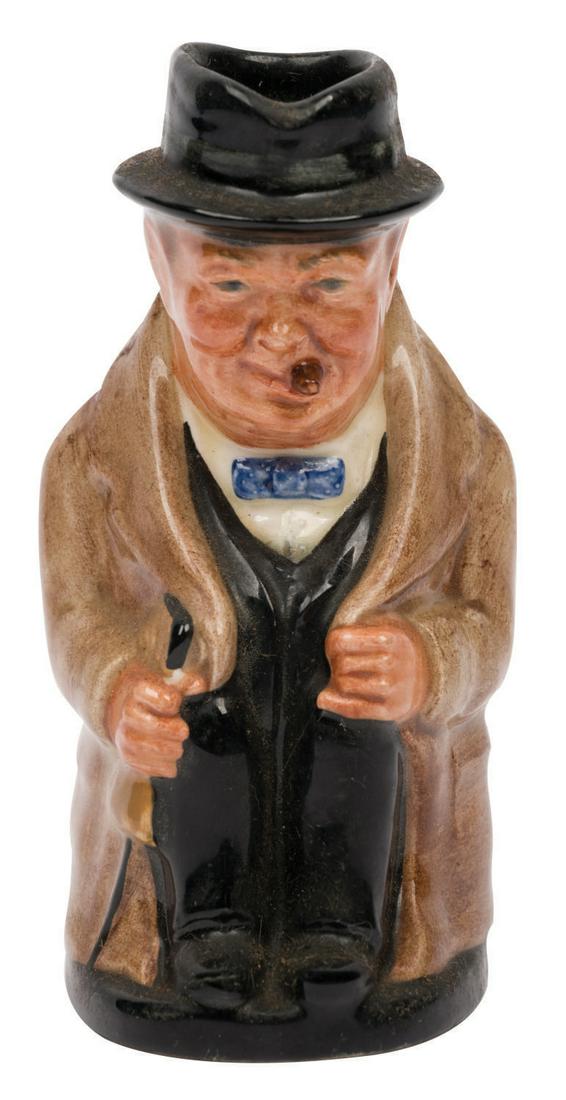 A Miniature Winston Churchill Toby Jug.