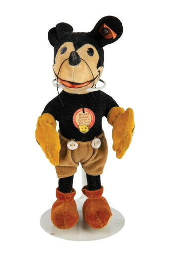 An Original Mickey Mouse Doll By Steiff.