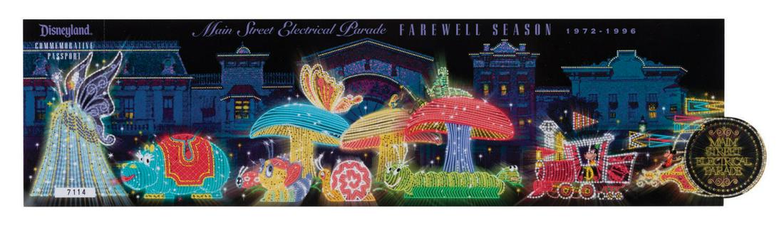 A Main Street Electrical Parade Commemorative Passport.